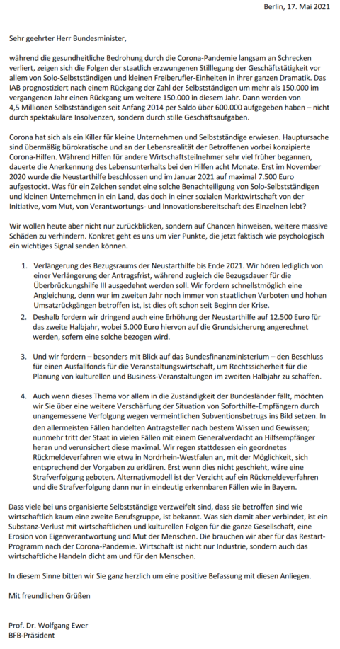 Offener Brief | Diskursmonitor